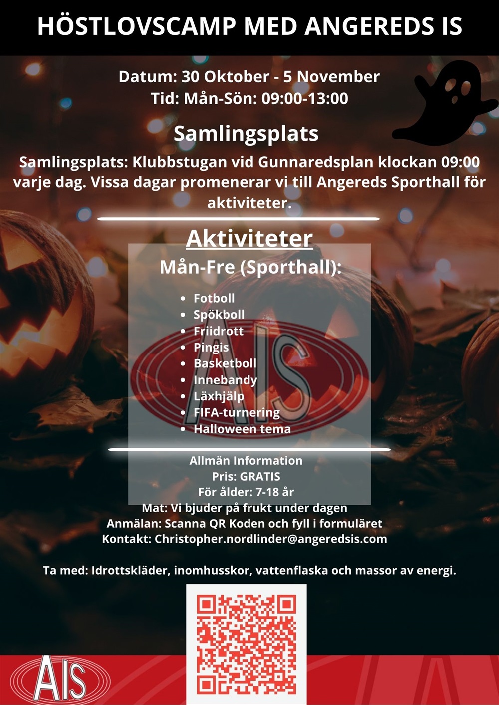 Höstlovscamp med Angereds IS / Angereds IS